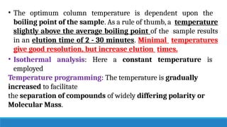 6_Gas Chromatography as part of column chromatographypptx | PPT