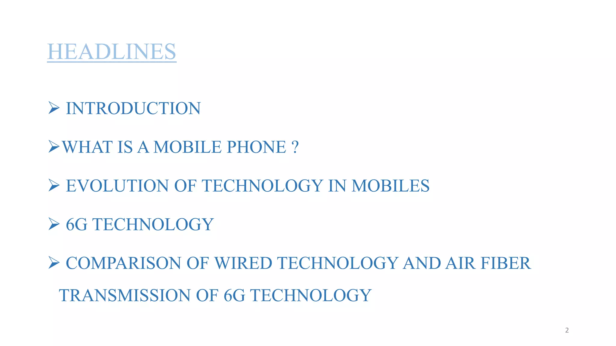 6G mobile technology | PPTX