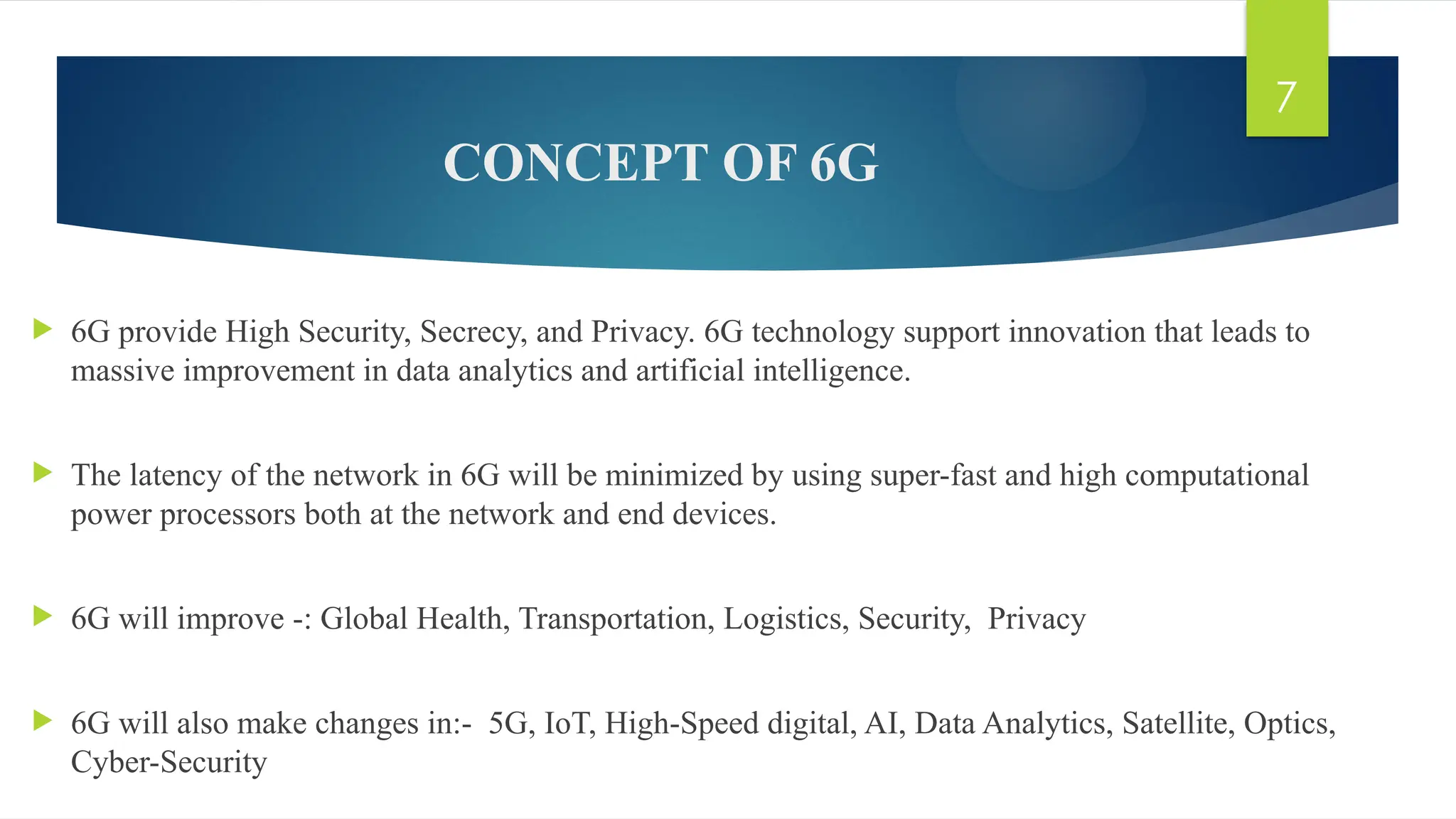 6G MOBILE TECHNOLOGY by student of college.ppt
