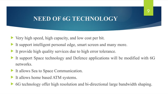 6G MOBILE TECHNOLOGY by student of college.ppt | Computer Networking ...