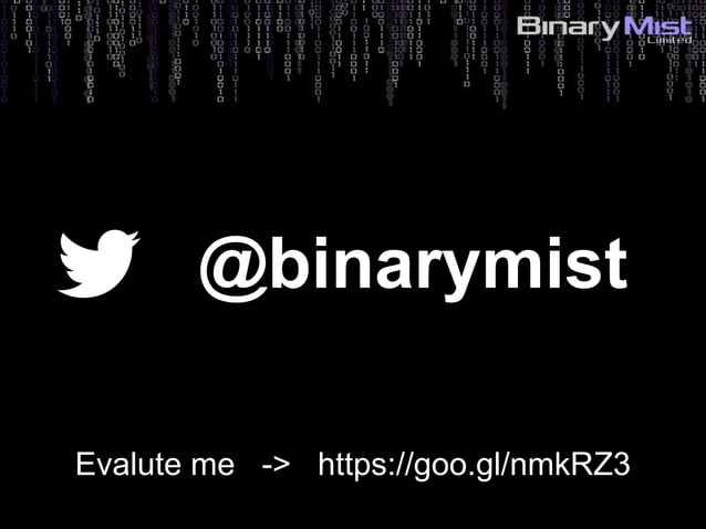 Kim Carter (BinaryMist) | PPT