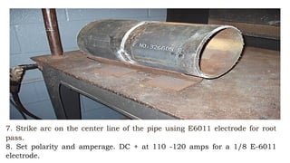 6 GROOVE PIPE IN WELDING POSITION FOR SMAW | PPTX