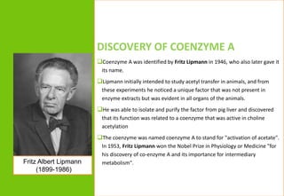 Coenzyme A | PPTX