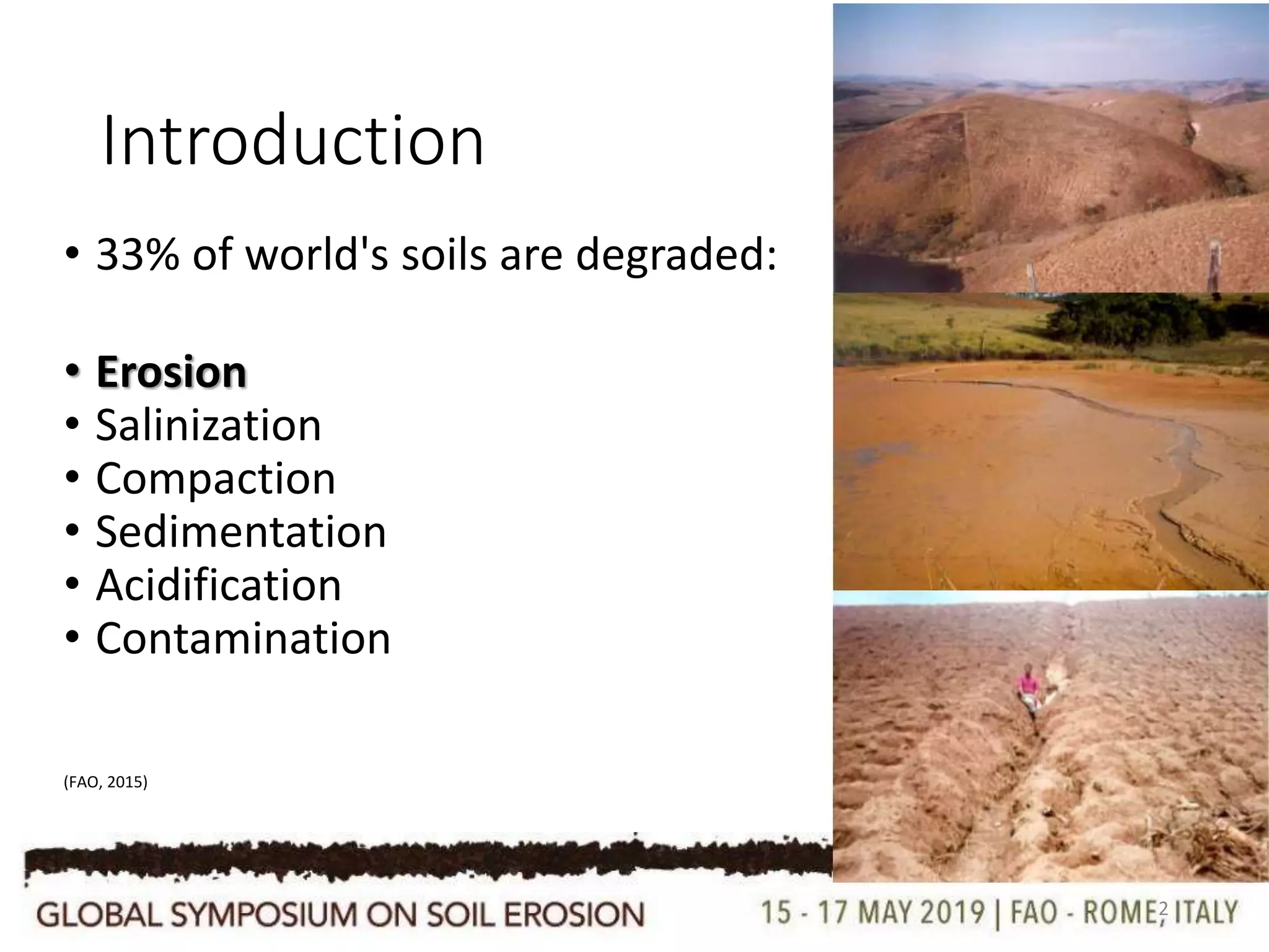 National Plan participatory construction against Soil Erosion in Brazil ...