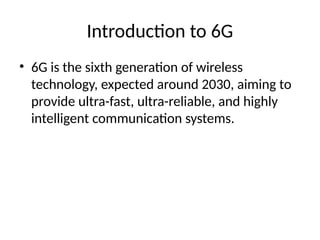 Overview of the Next Generation Wireless Communication | PPT