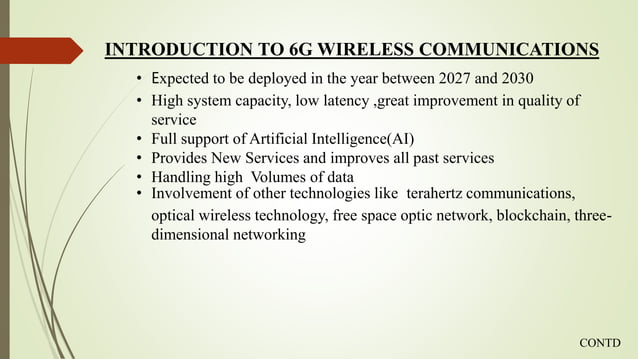 6g wireless communication systems | PPTX