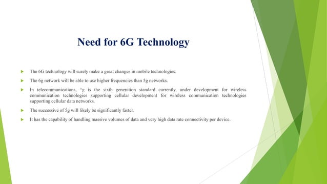 6G wireless Technology.pptx | Computer Networking | Computing