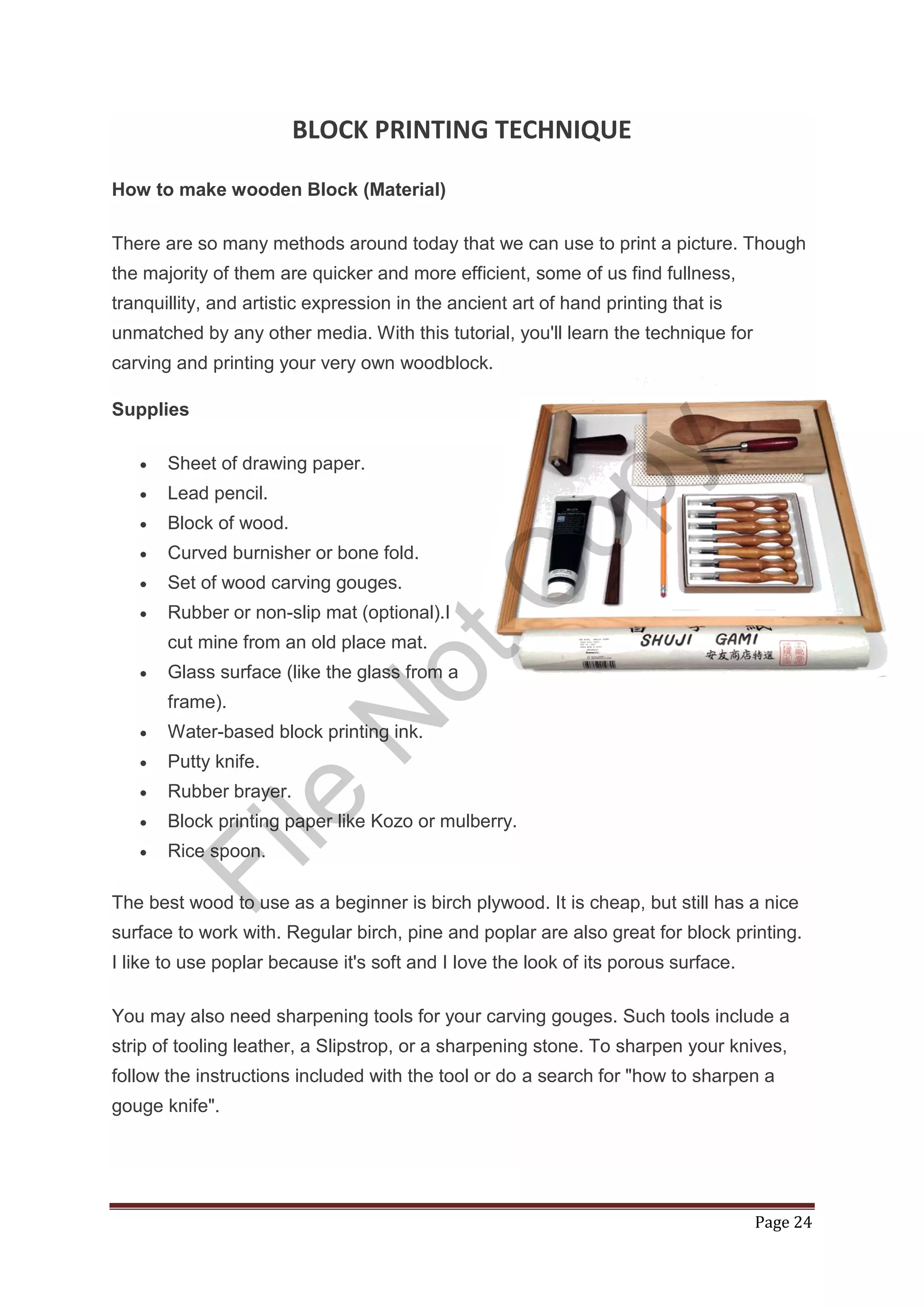 hand block printing pranjali | PDF