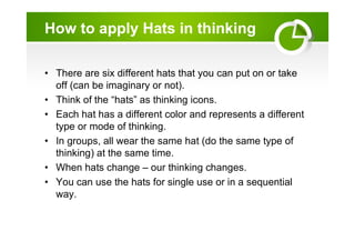 6 Thinking Hat | PPT