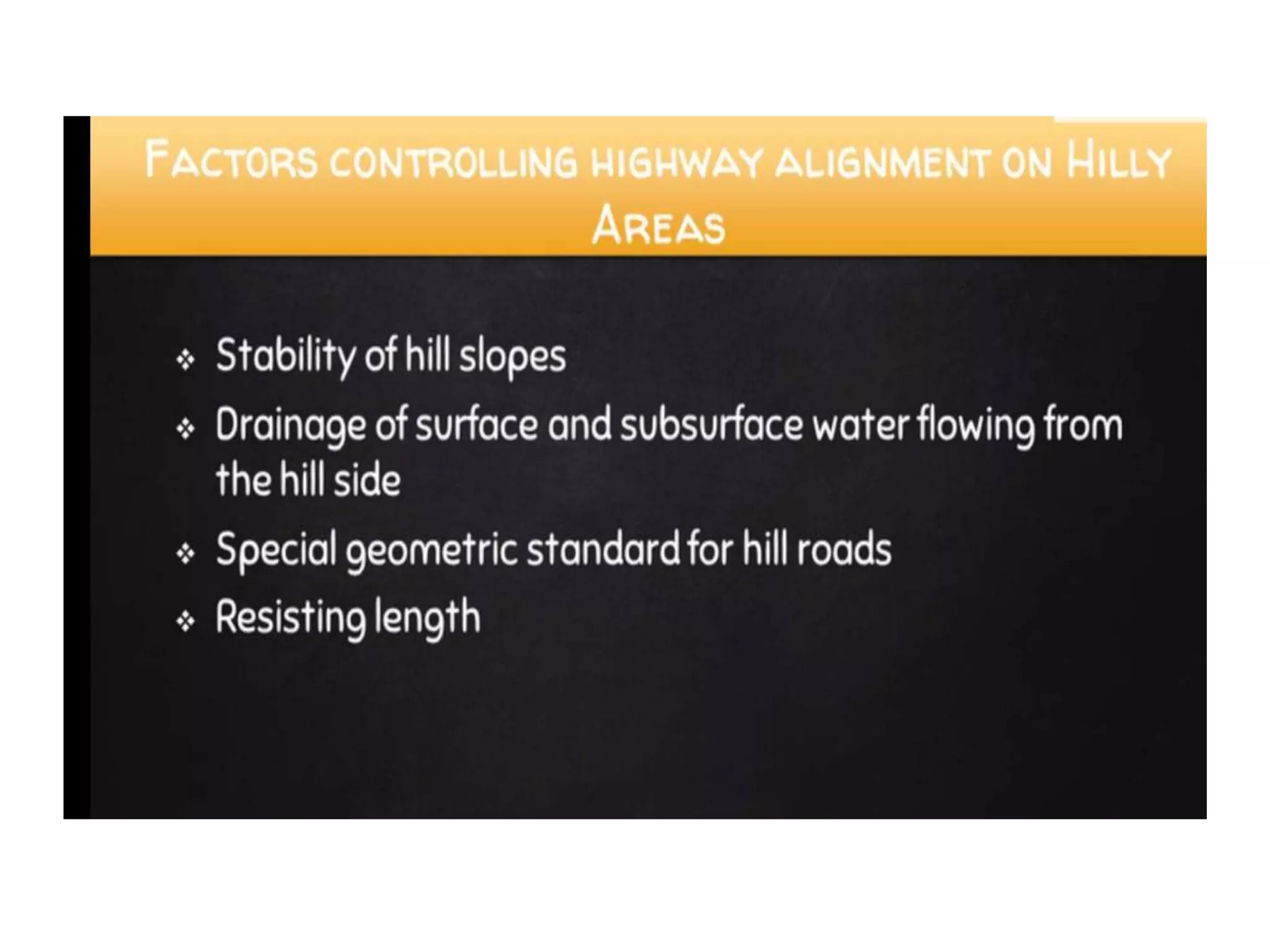 Highway Alignment | PPTX