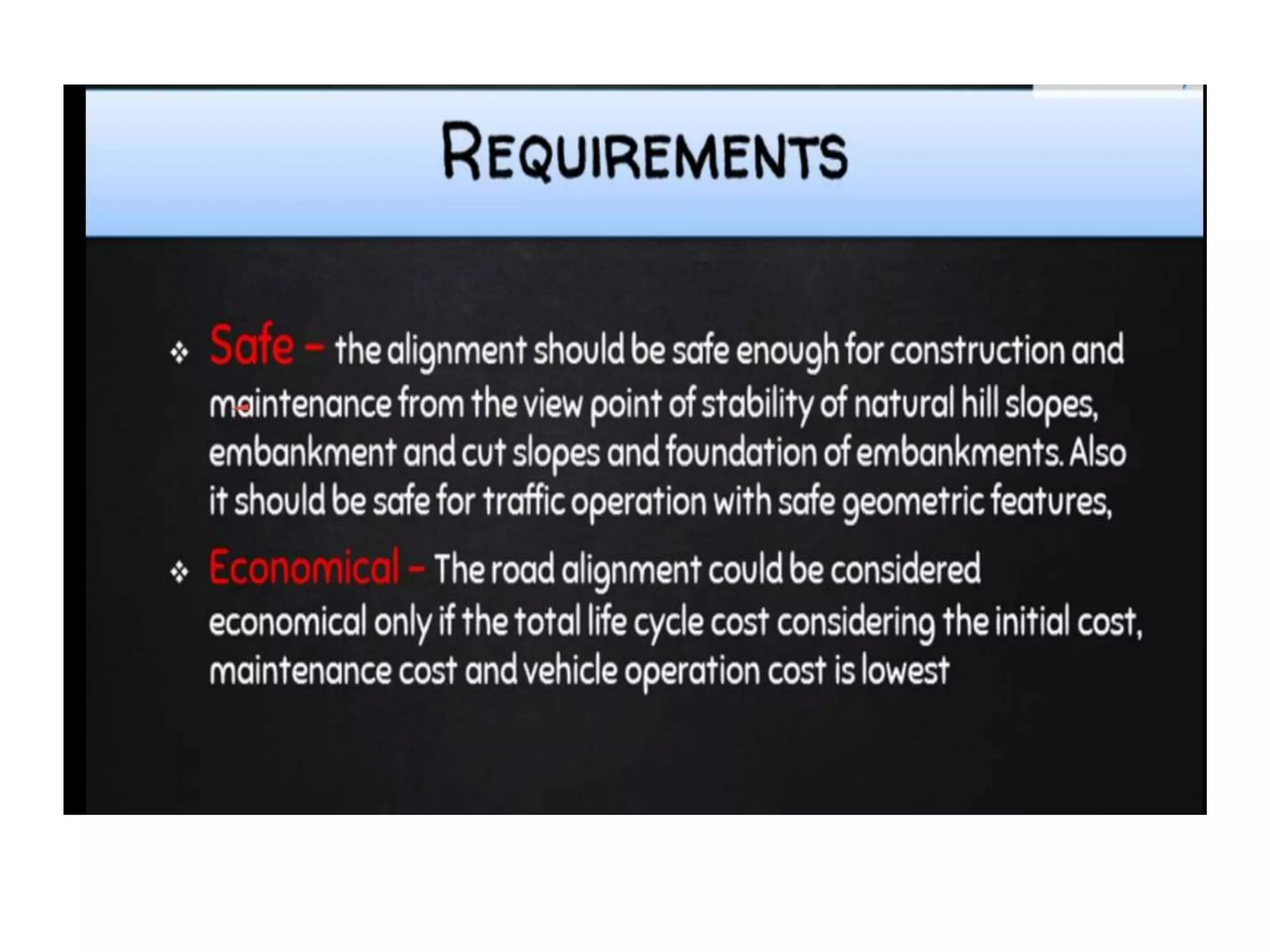 Highway Alignment | PPTX