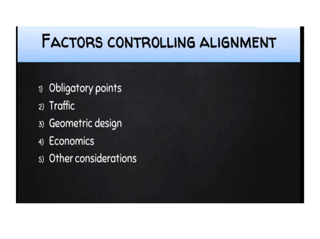 Highway Alignment | PPTX