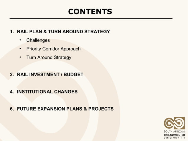 Upgrading and Extending Passenger Services | PPT