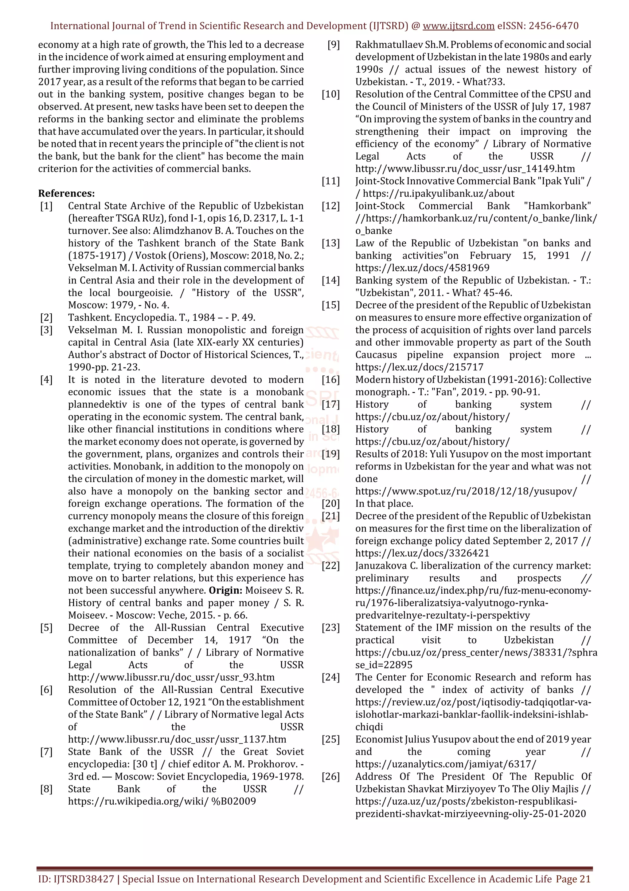 Historical Stages of Formation and Development of Modern Banking System ...