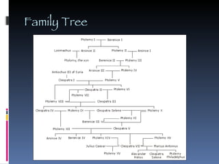 Cleopatras Family Tree