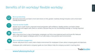 6h working day project benefits | PPT