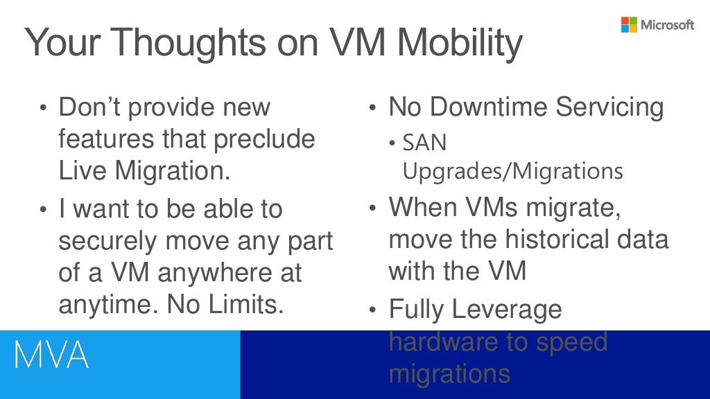 Hyper-V High Availability and Live Migration