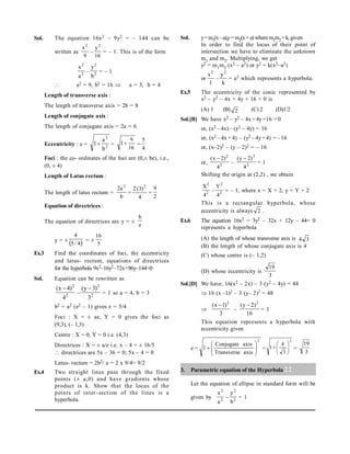 (6) Hyperbola (Theory).Module-3pdf | PDF