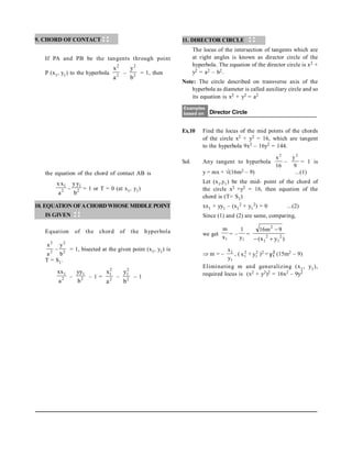 (6) Hyperbola (Theory).Module-3pdf | PDF