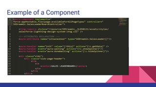 Introduction to lightning components | PPTX