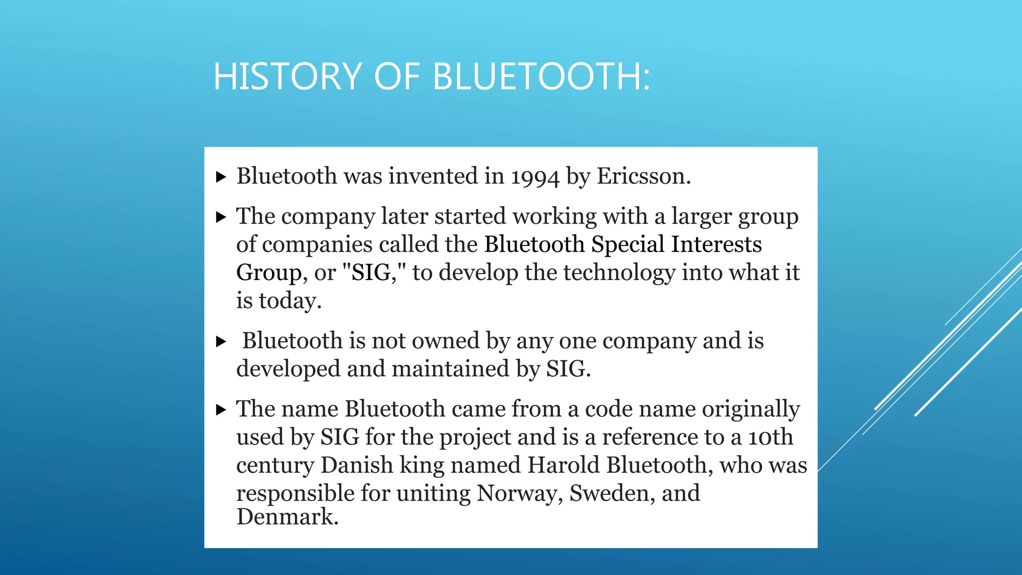 Bluetooth technology | PPTX