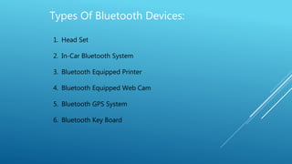 Bluetooth technology | PPTX