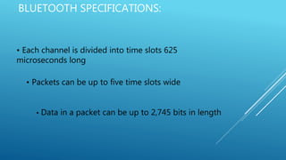 Bluetooth technology | PPTX