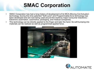 Leading Robotics Research: SMAC Direct Drive Servo Motor Robotic Finger ...