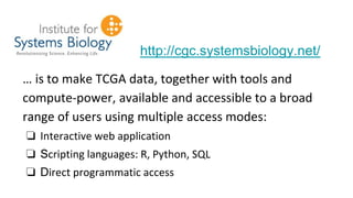 The Cancer Genomics Cloud (CGC) pilots - an Introduction | PPTX
