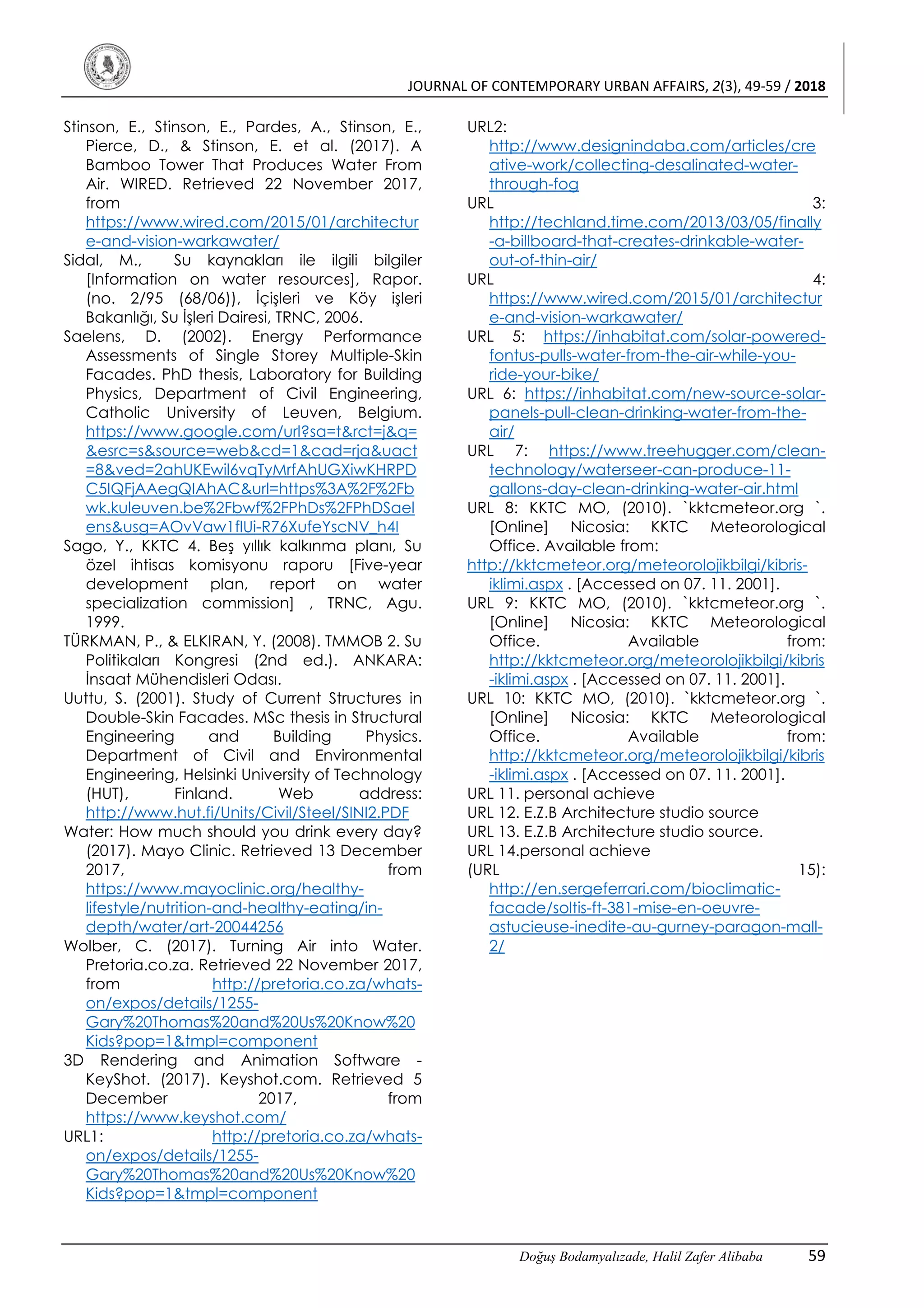 Architectural Facade Design Proposal for Water Production via Air Content | PDF