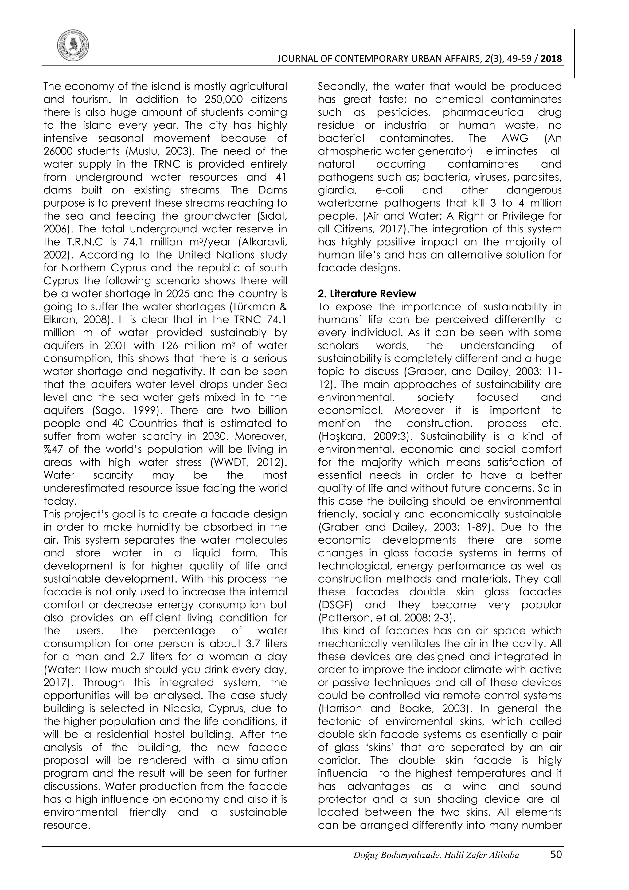 Architectural Facade Design Proposal for Water Production via Air Content | PDF