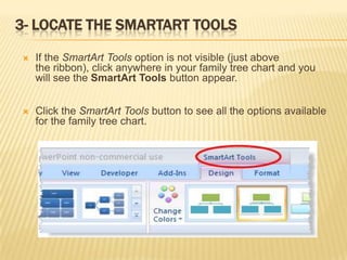 6 ict tutorial create a family tree chart in power point 2007 | PPT