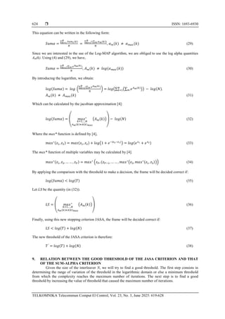 Jacobian approximation of the Sum-Alpha stopping criterion | PDF