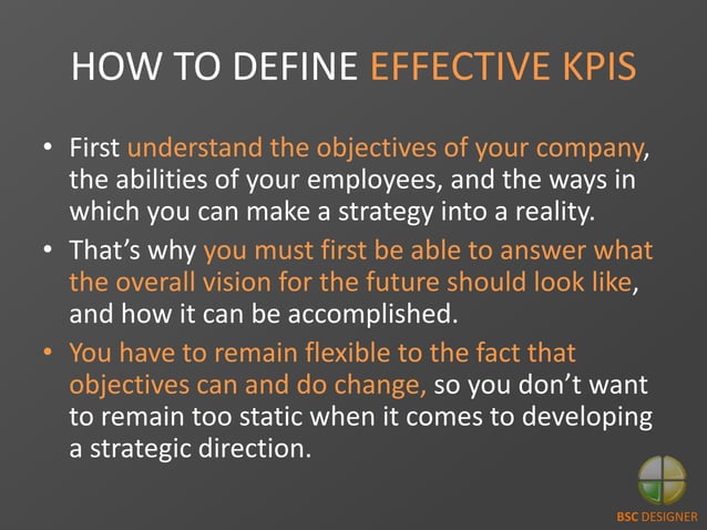 Effective KPIs: 6 common problems in target setting and how to solve ...