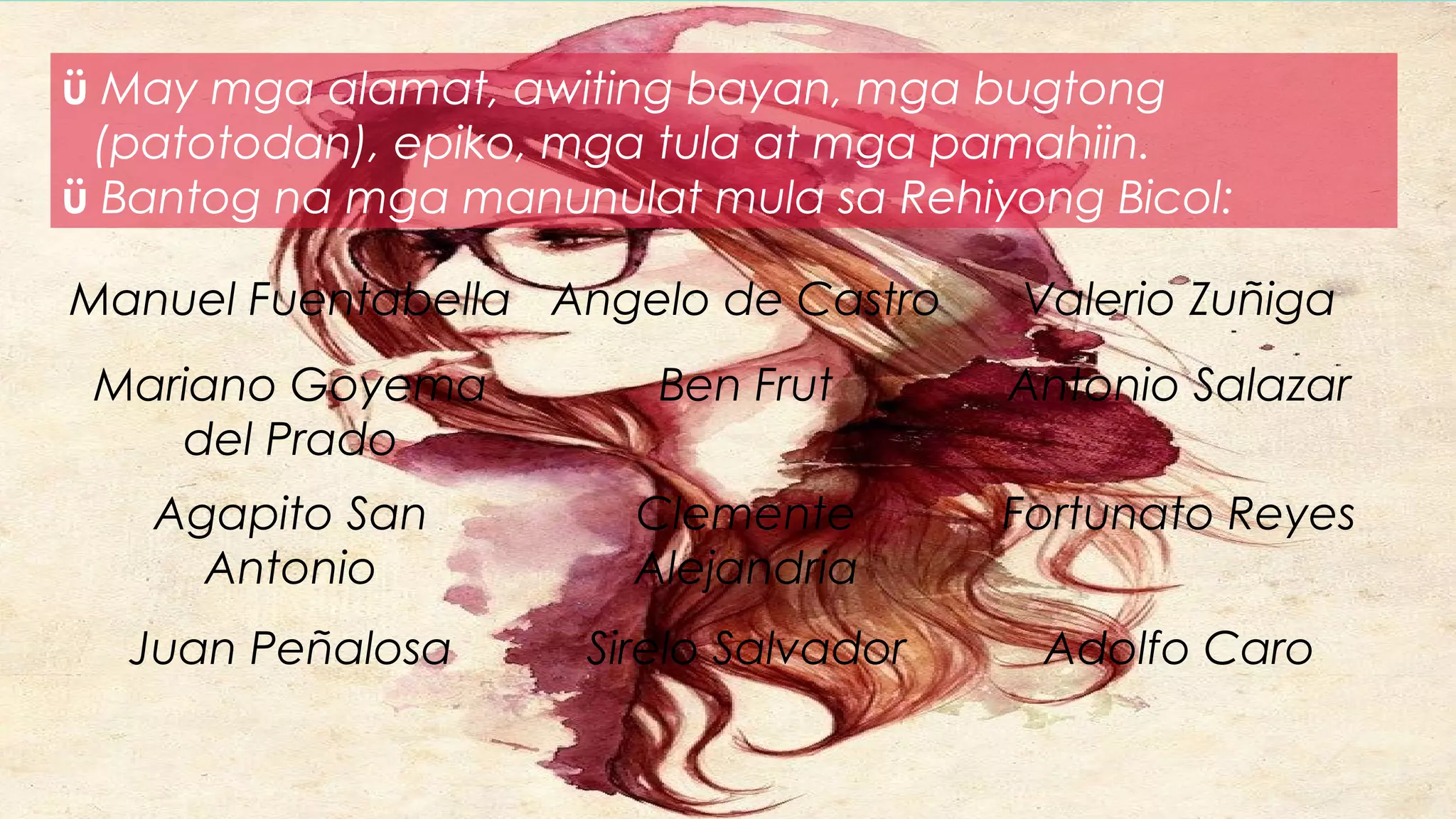 Fil30 rehiyon5 - Bicol Region | PPT