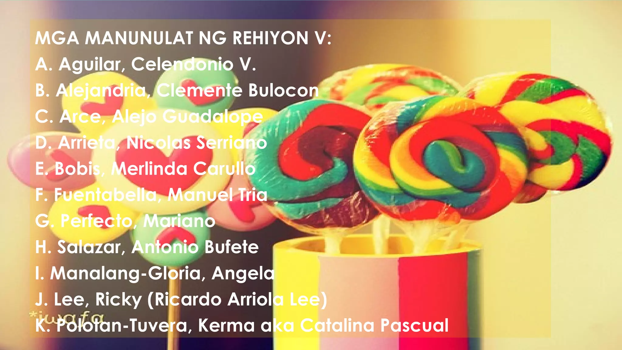 Fil30 rehiyon5 - Bicol Region | PPT