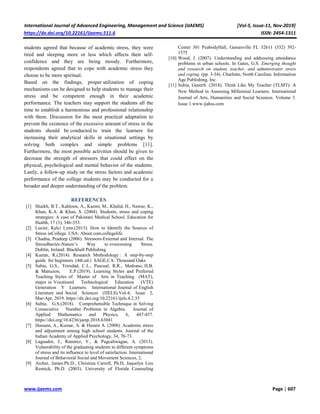 Academic Stress and coping Strategies of Filipino College Students in ...