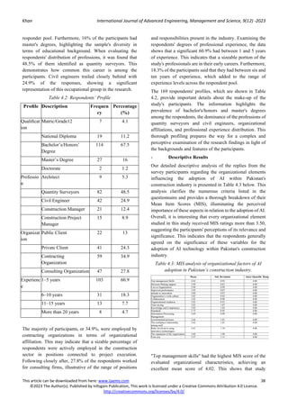 Role of Artificial Intelligence in Construction Industry of Pakistan | PDF | Construction ...