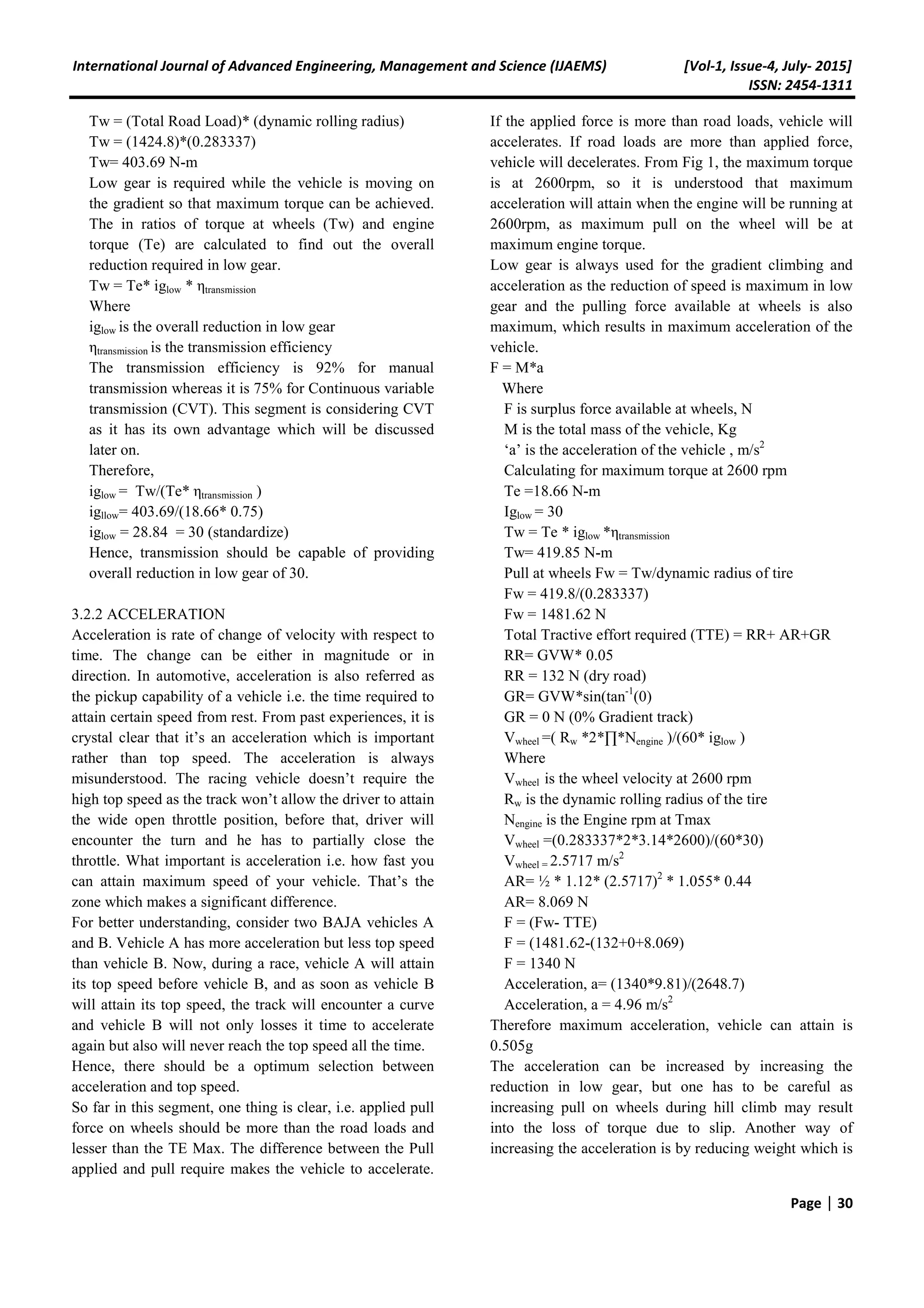 6 ijaems jul-2015-11-design of a drivetrain for sae baja racing off ...