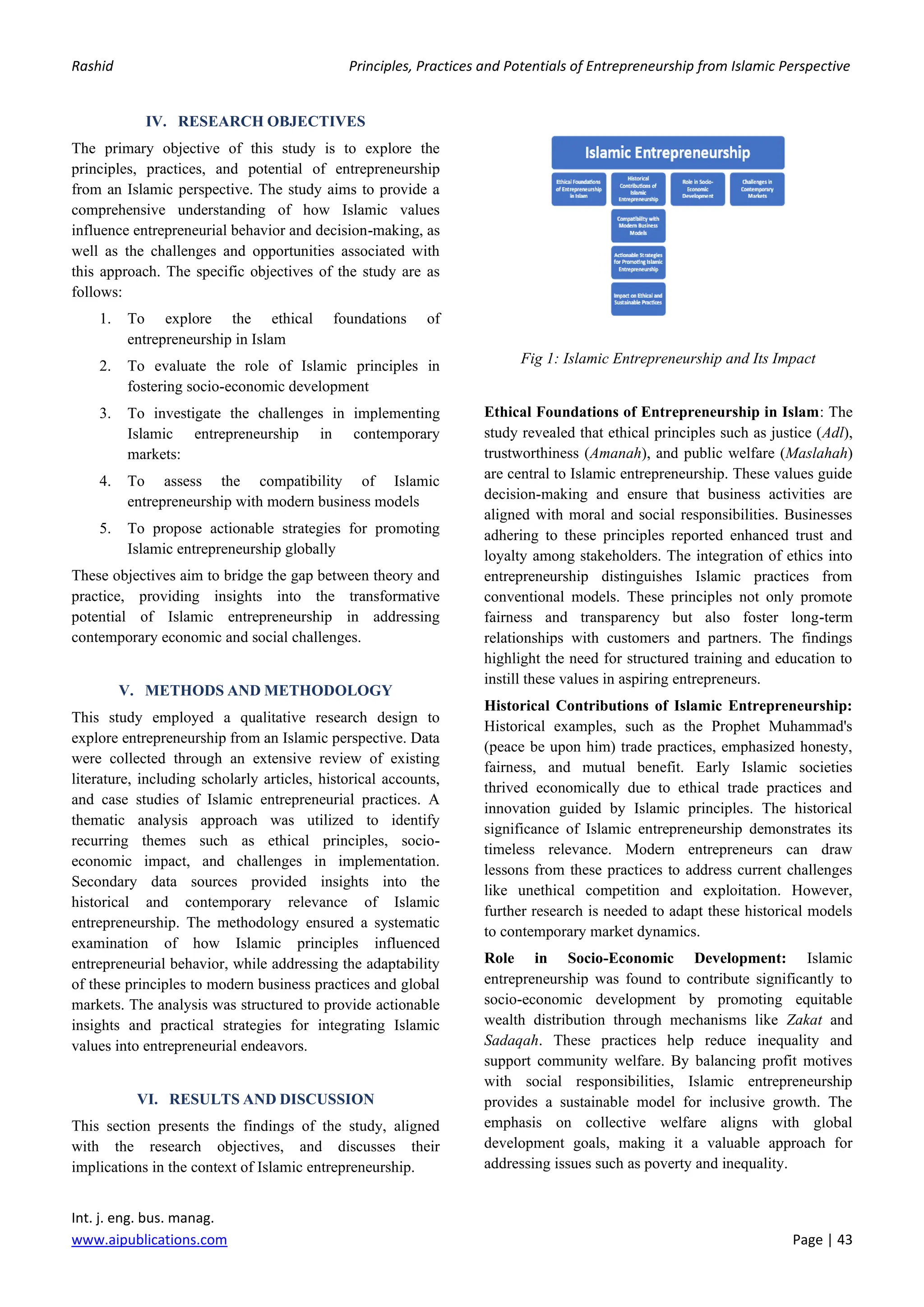 Principles, Practices and Potentials of Entrepreneurship from Islamic ...