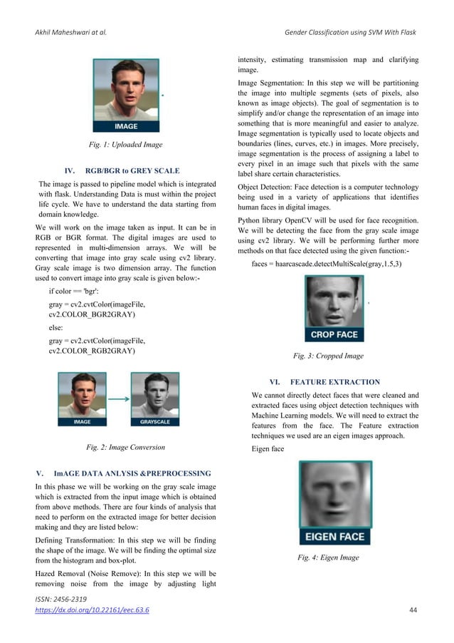 Gender Classification using SVM With Flask | PDF | Photo Editing Software | Computer Software ...