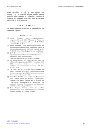 Gender Classification using SVM With Flask | PDF | Photo Editing ...