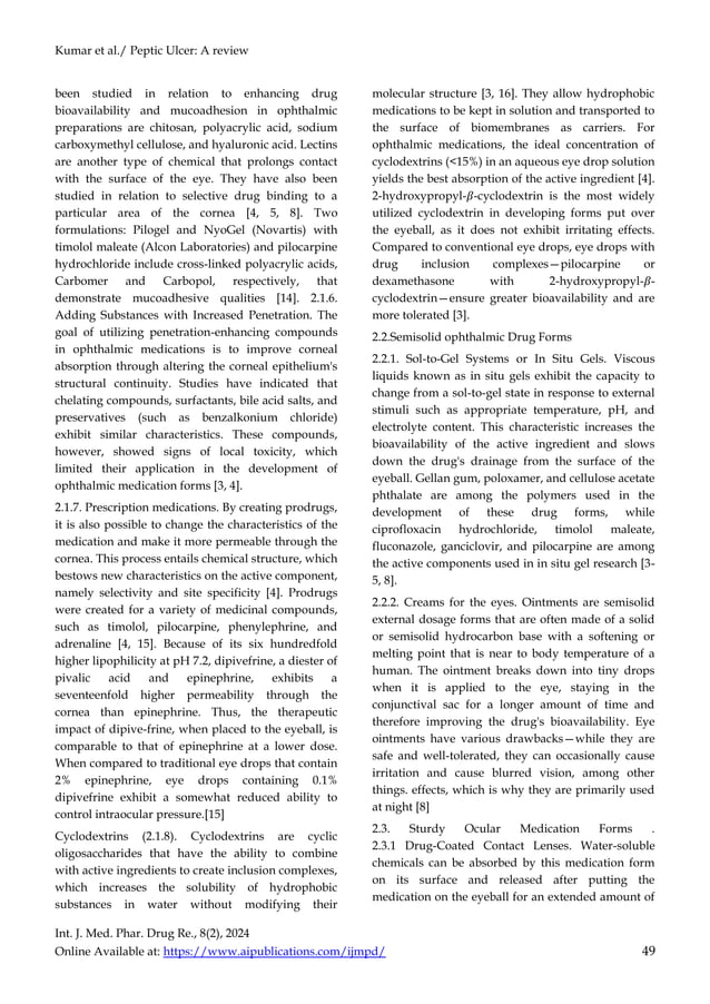 Ophthalmic Ointment & Formulation: A Review | PDF | Eye and Vision ...