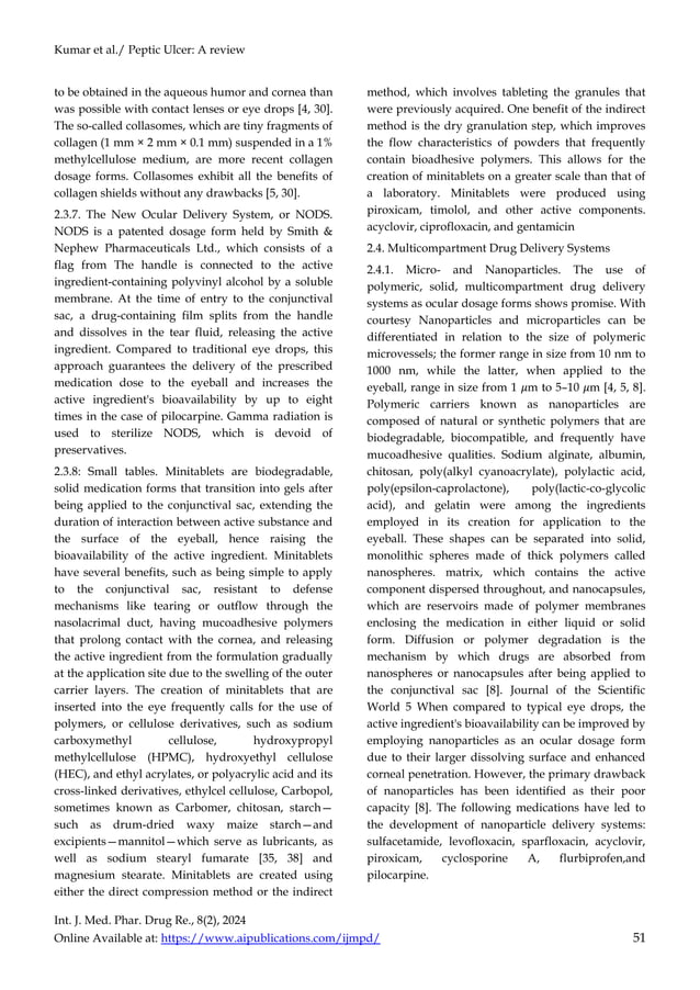 Ophthalmic Ointment & Formulation: A Review | PDF | Eye and Vision ...