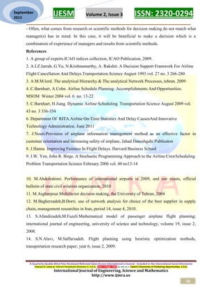 Choosing Optimization Process In The Event Of Fligh Plan Interruption With The Aid Of Network ...