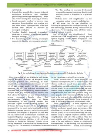 Ontology-Based Text Simplification for Dyslexics | PDF