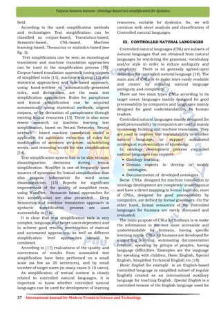 Ontology-Based Text Simplification for Dyslexics | PDF