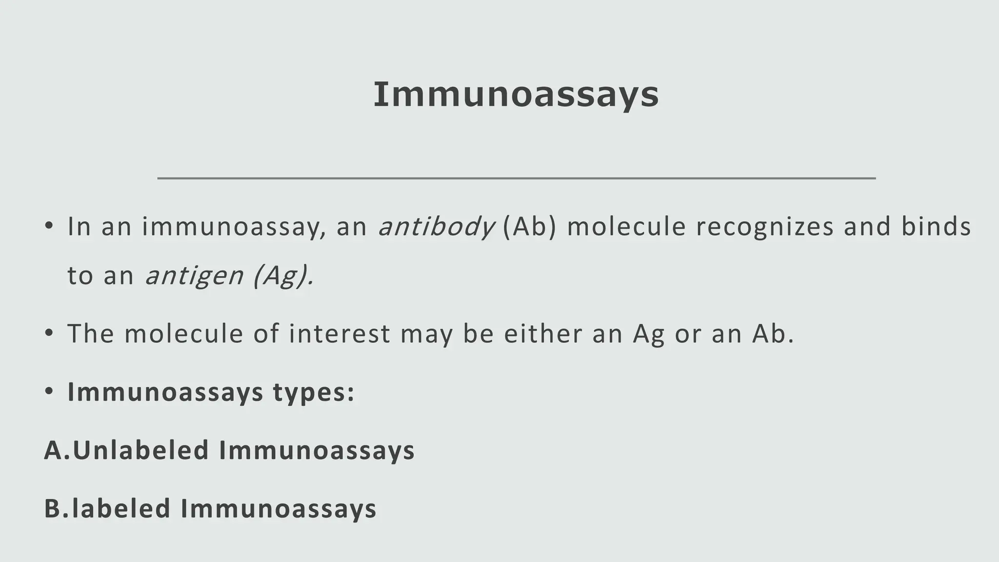 6_Immunoassays.pdfImmunoassays unlabeled techniques | PPT