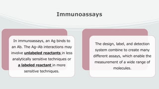 6_Immunoassays.pdfImmunoassays unlabeled techniques | PPT