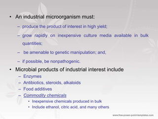 Industrial Microbiology of Molds | PPT